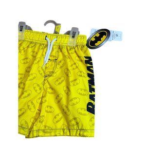 Batman | Swim | Nwt Batman Elastic Toddler Swim Trunks Yellow All Over ...